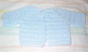 Baby Boy Crochet Matinee Jacket Pattern ⋆ Free Baby Crochet